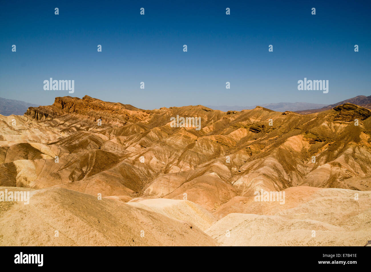 eroded ridges in death valley national park Stock Photo - Alamy