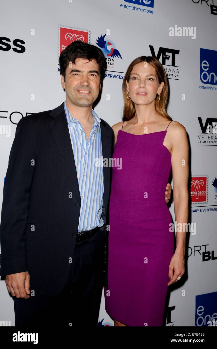 Los Angeles, CA, USA. 11th Sep, 2014. Ron Livingston, Michelle Monaghan ...