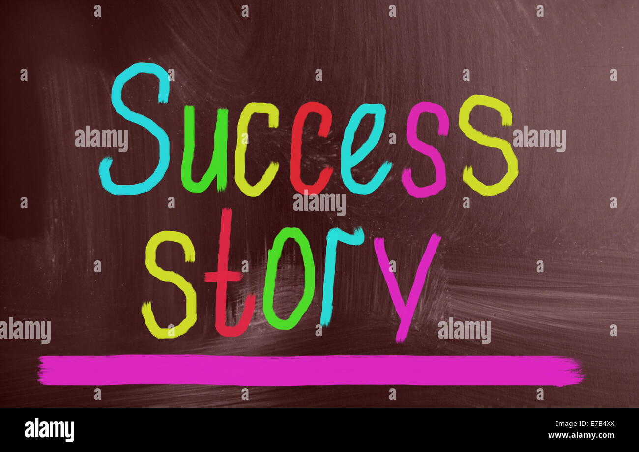 success story concept Stock Photo - Alamy