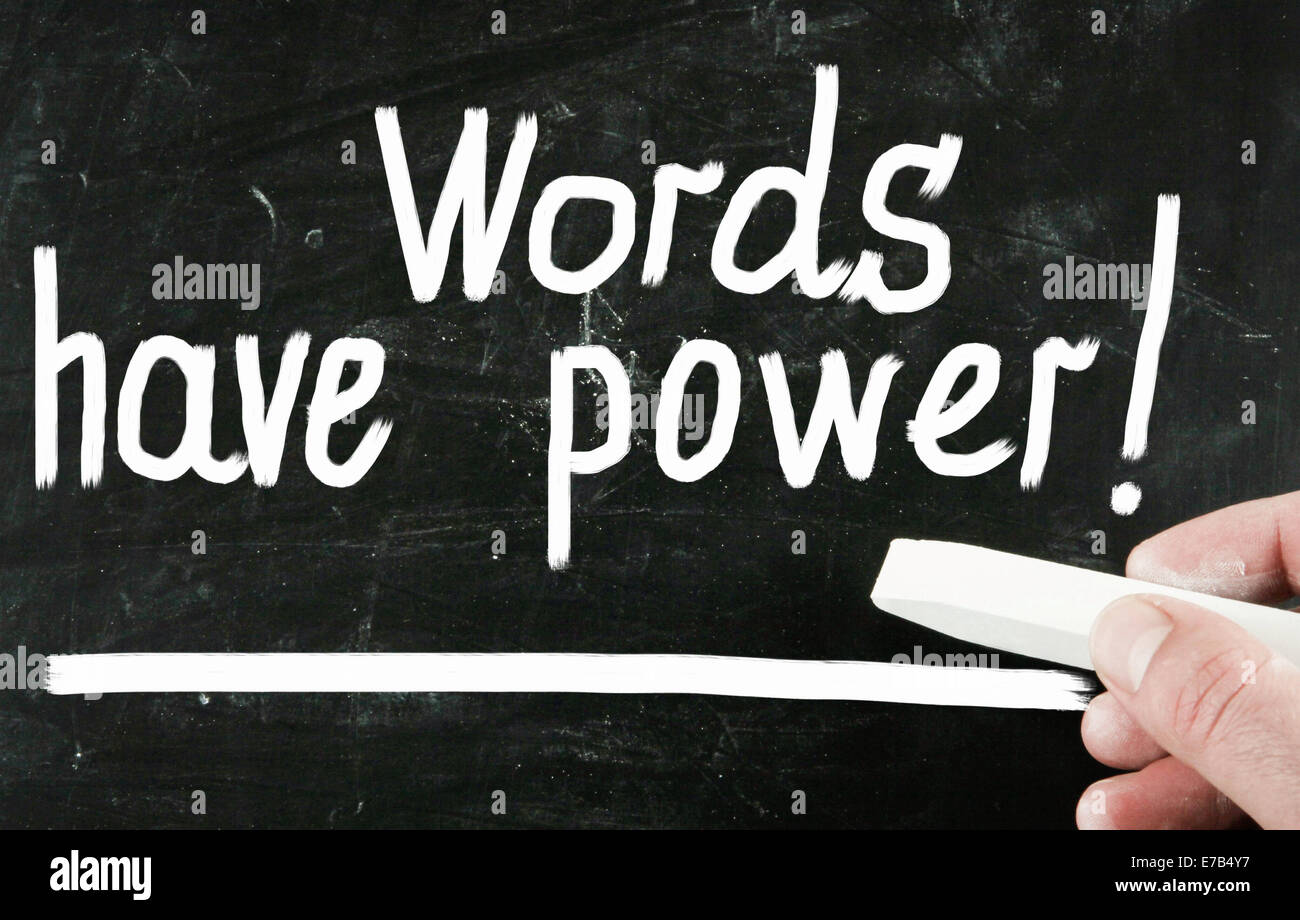 Power of words speech hi-res stock photography and images - Alamy