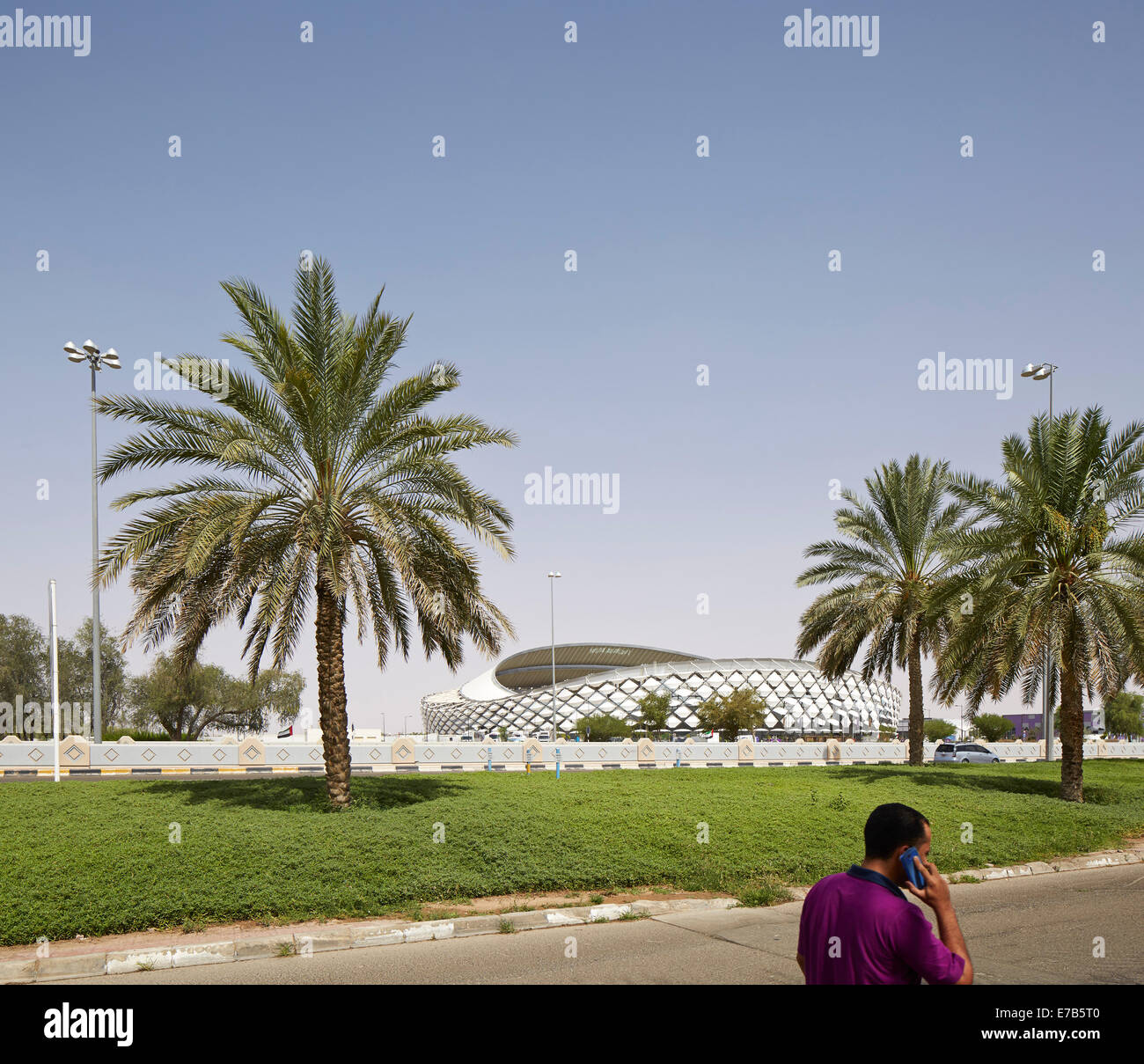 Hazza bin zayed stadium view hi-res stock photography and images - Alamy