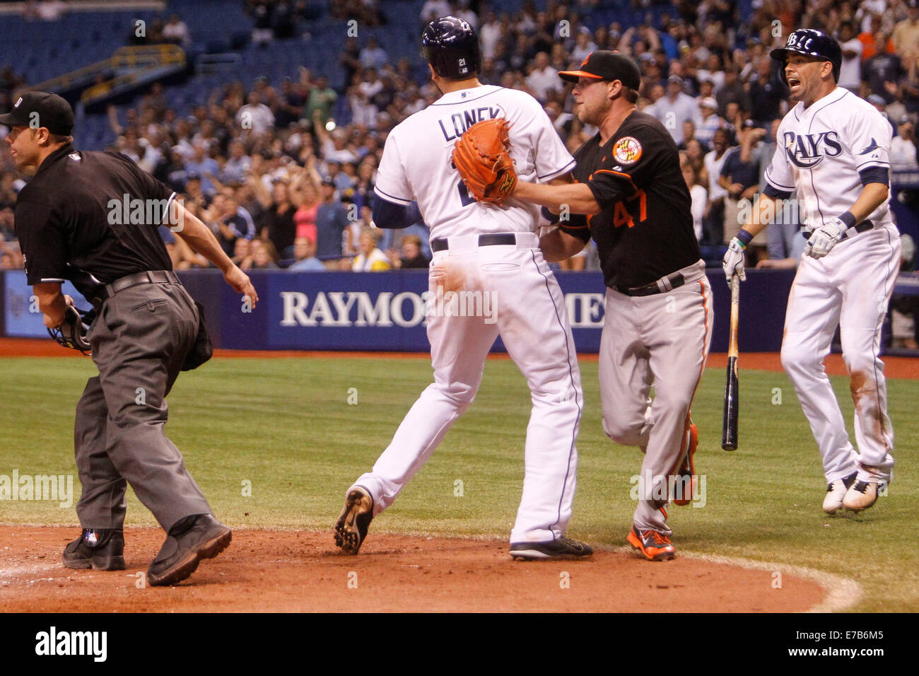 Sep 5, 2014 - St. Petersburg, Florida, U.S. - Tampa Bay Rays first ...