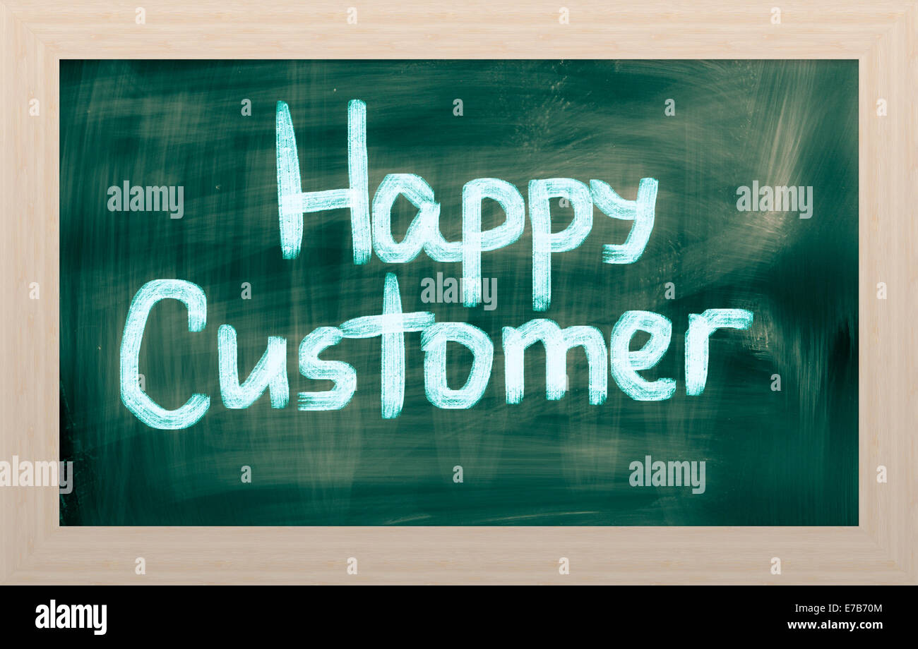Happy Customer Concept Stock Photo - Alamy