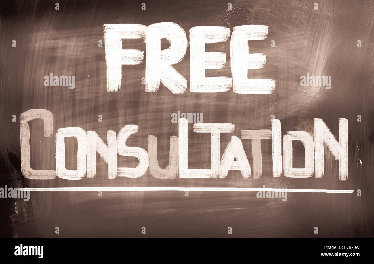 Free Consultation Concept Stock Photo - Alamy