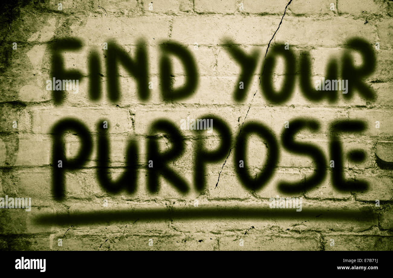 Find Your Purpose Concept Stock Photo - Alamy