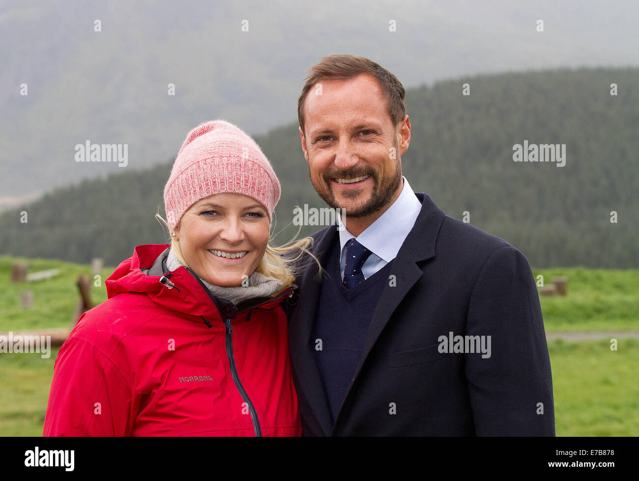 Leknes, Norway. 11th Sep, 2014. Norwegian Crown Princess Mette-Marit ...