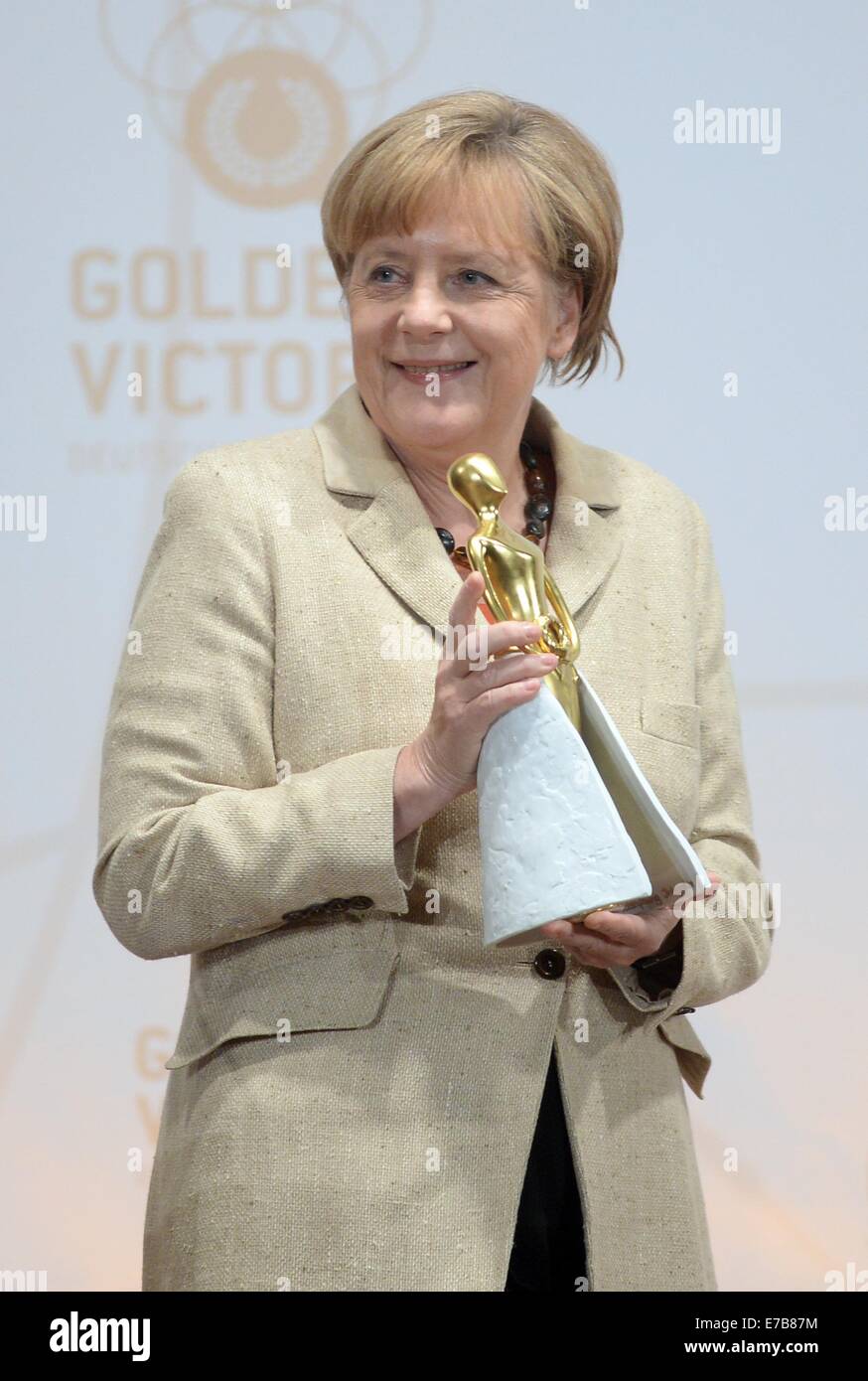 Berlin, Germany. 11th Sep, 2014. German Chancellor Angela Merkel during ...