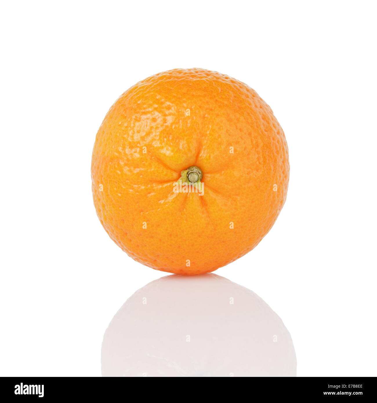 whole single tangerine, isolated on white background Stock Photo - Alamy