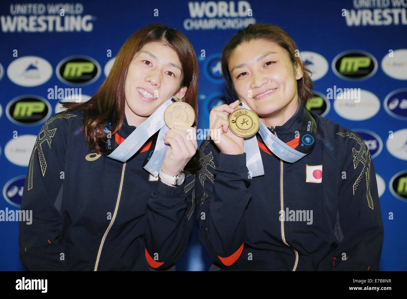 Toshkent, Uzbekistan. 11th Sep, 2014. (L-R) Saori Yoshida, Kaori Icho ...