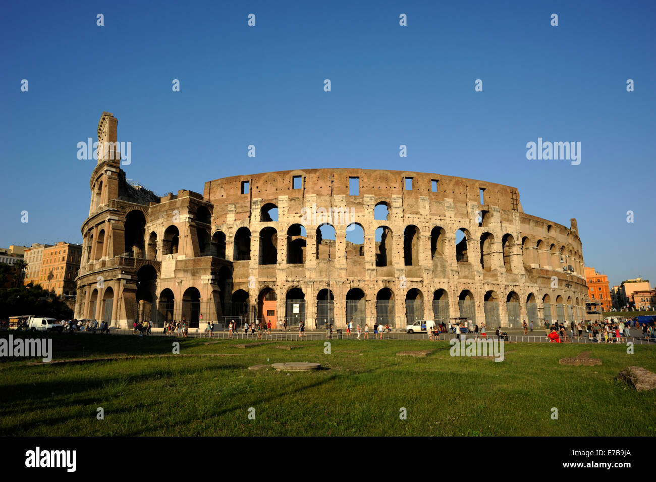 Colosseum at sunset hi-res stock photography and images - Alamy