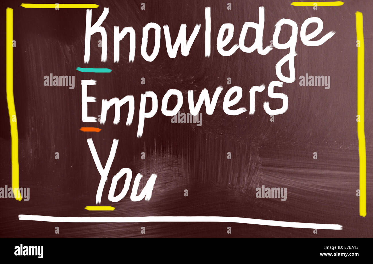 Knowledge empowerment hi-res stock photography and images - Alamy