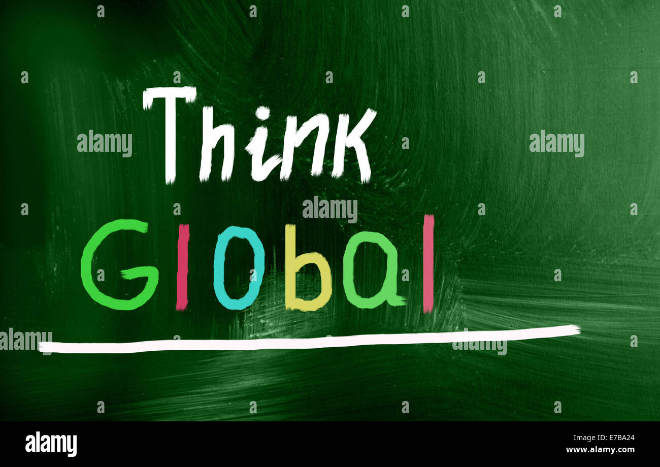 think global concept Stock Photo - Alamy