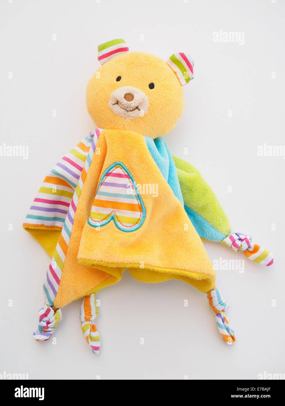 Cute baby toy cut out isolated on white background Stock Photo - Alamy