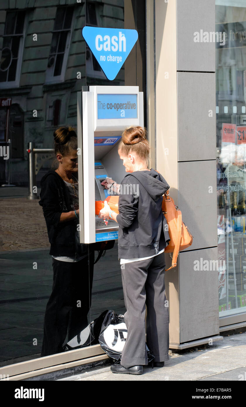 Coop bank cash machine hi-res stock photography and images - Alamy