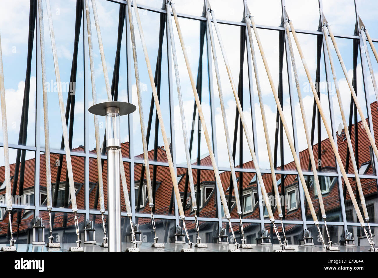 Modern and historic architecture in the german city Stock Photo - Alamy