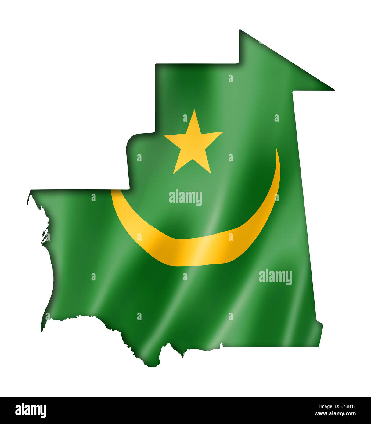 Mauritania map hi-res stock photography and images - Alamy