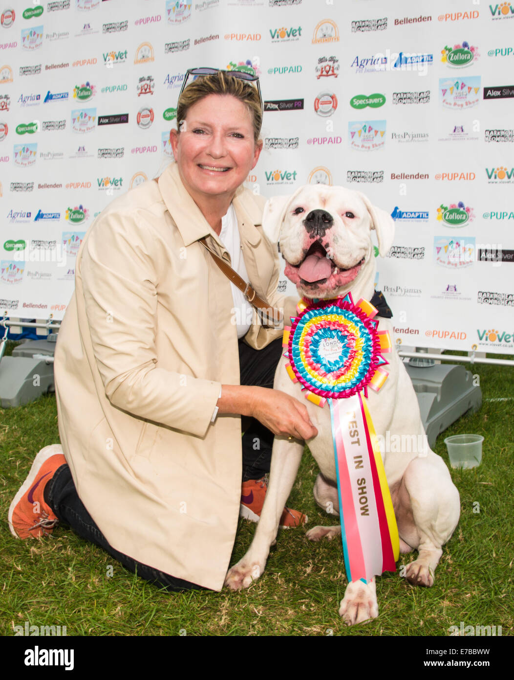 Best in Show: Champion Barney [Boxer] and Jasmine Sichel. Pup Aid ...