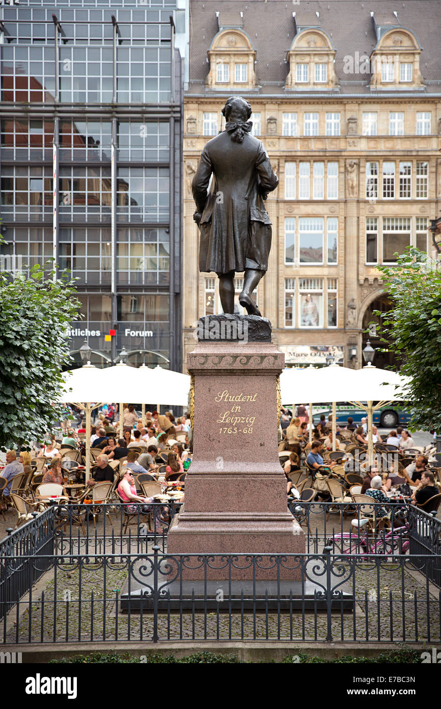 Goethe statue leipzig hi-res stock photography and images - Alamy