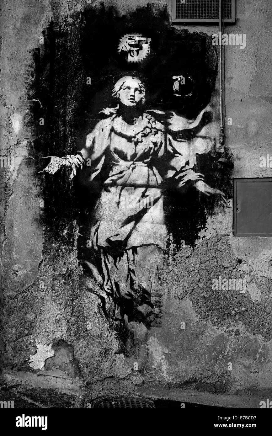 Banksy Mural Art High Resolution Stock Photography and Images - Alamy