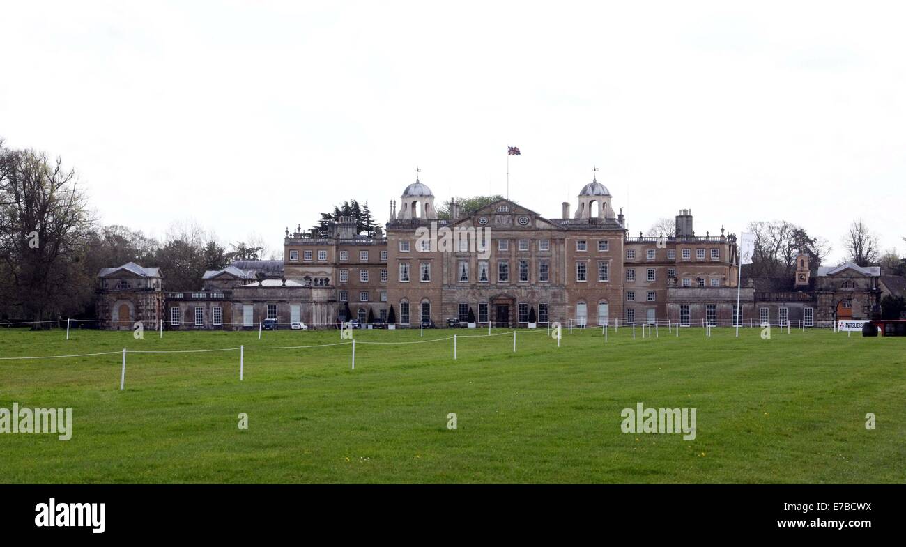Badminton House, on the Badminton Estate Stock Photo - Alamy