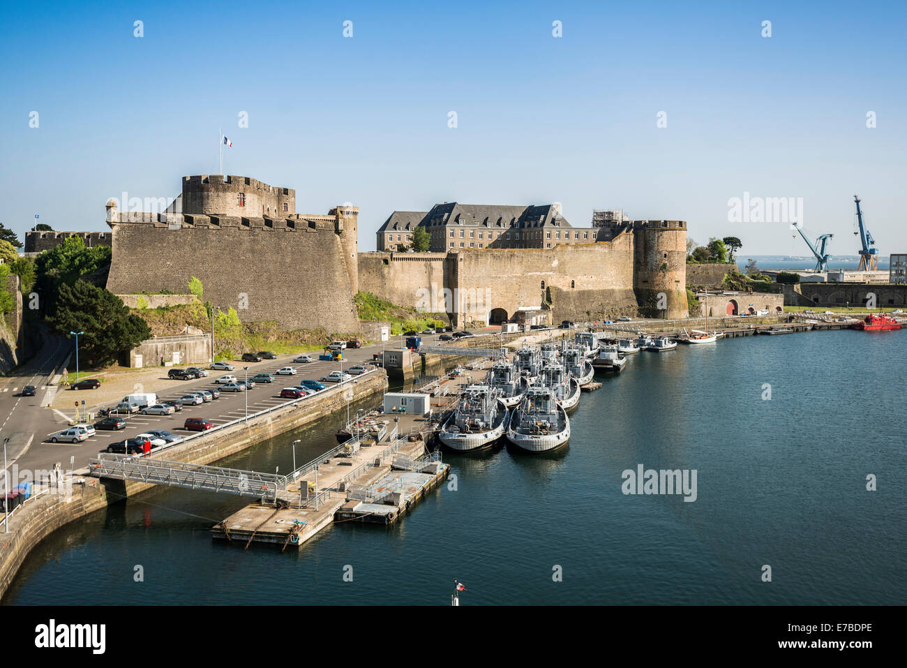 Naval port and fortress, Brest Musée-Château National de La Marine ...