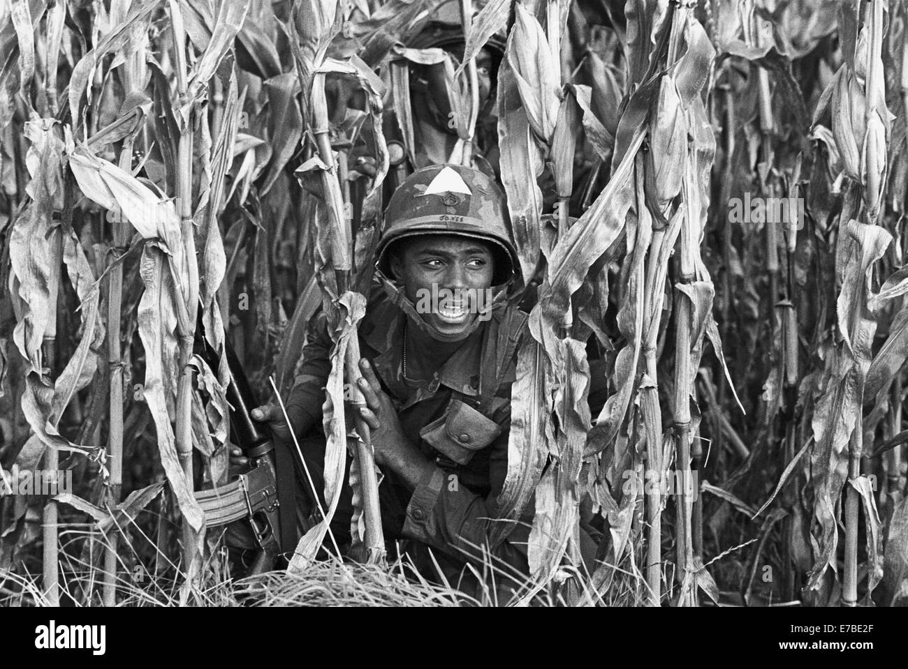 NATO exercises in Germany, a 1th Cavalry US Army soldier (October 1983 ...