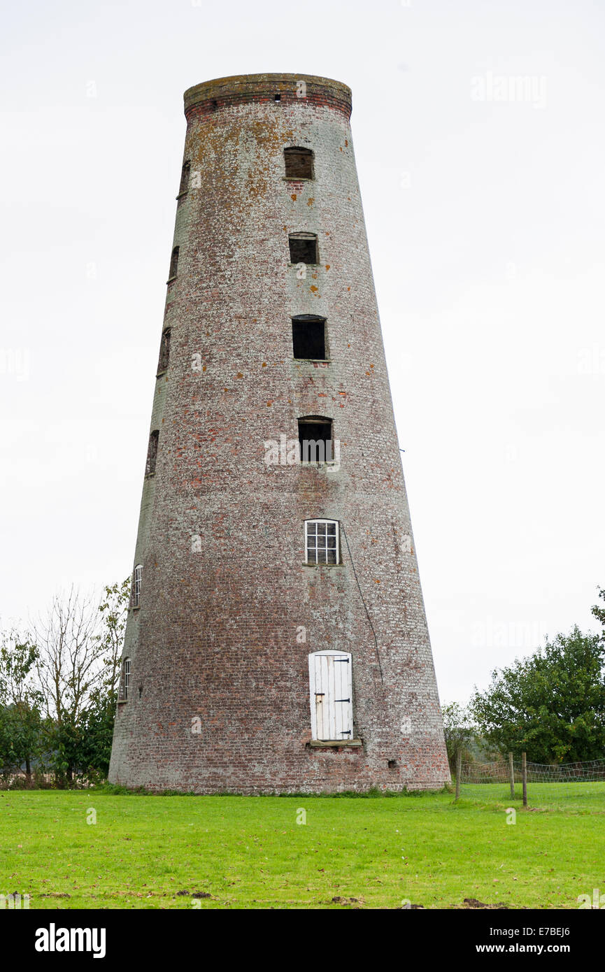 The disused 1820 Grade II listed tower mill. at East Kirkby ...