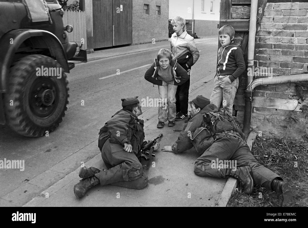 Nato exercises in germany military Black and White Stock Photos ...
