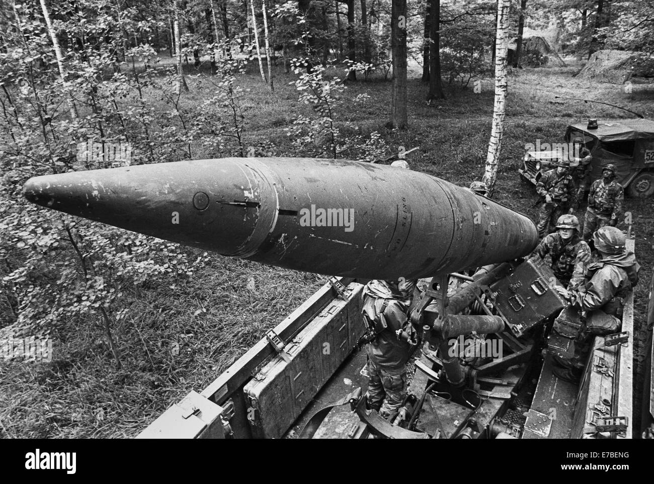 US Army, nuclear tactical missile "Lance" during NATO exercises in ...