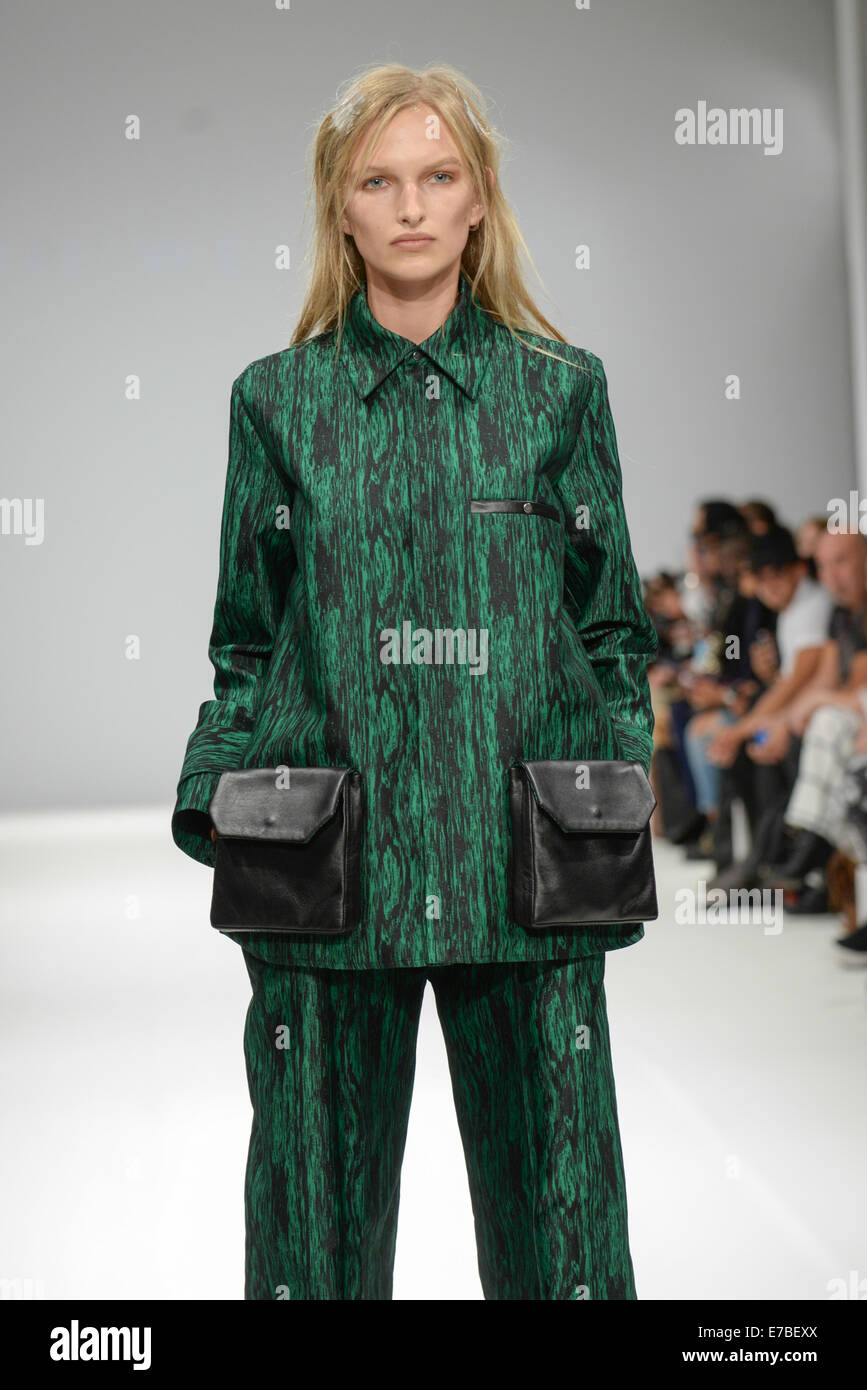 London, UK. 12th September, 2014. Jamie Wei Huang showcases latest ...