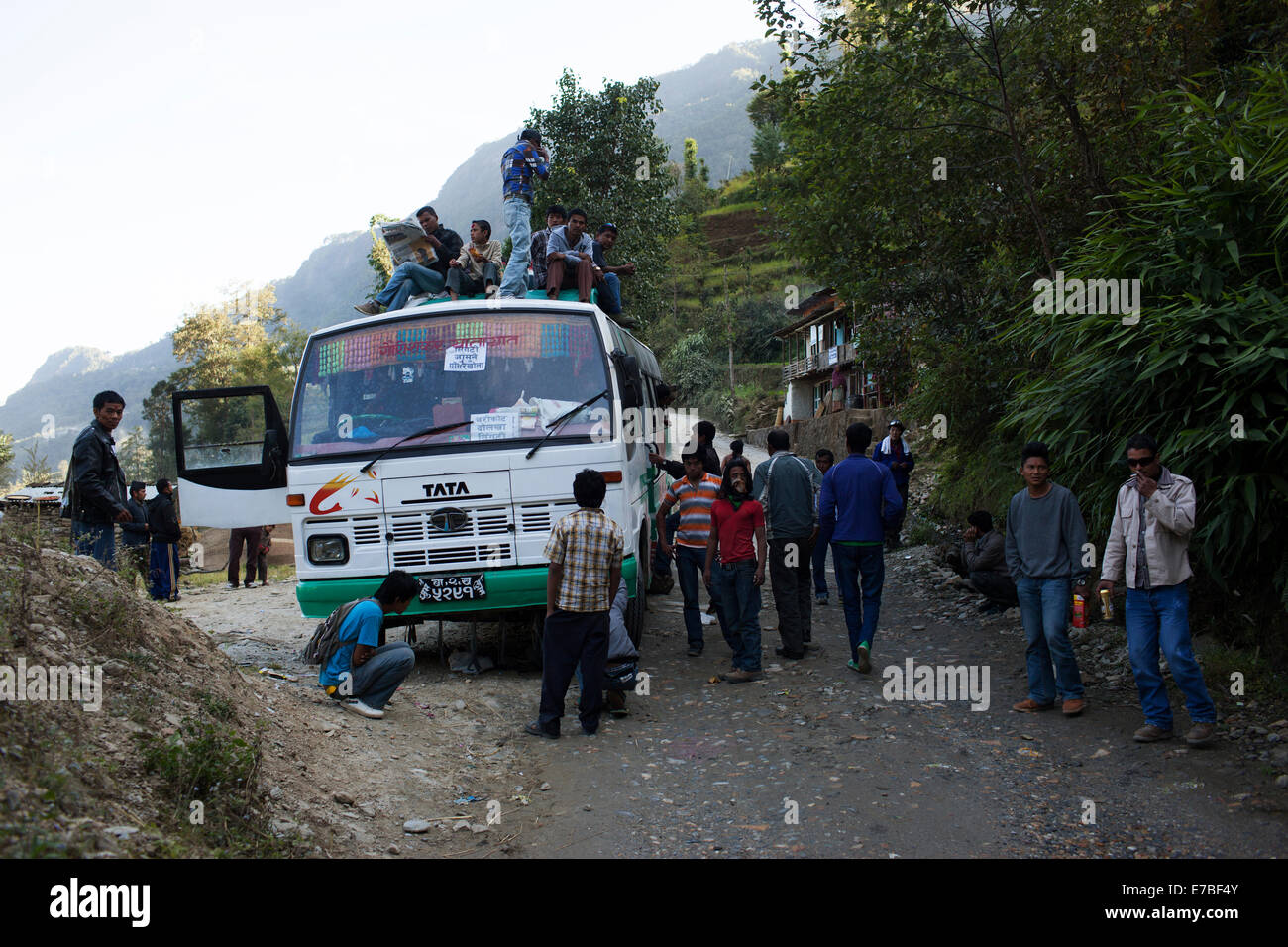 Nepali bus hi-res stock photography and images - Alamy