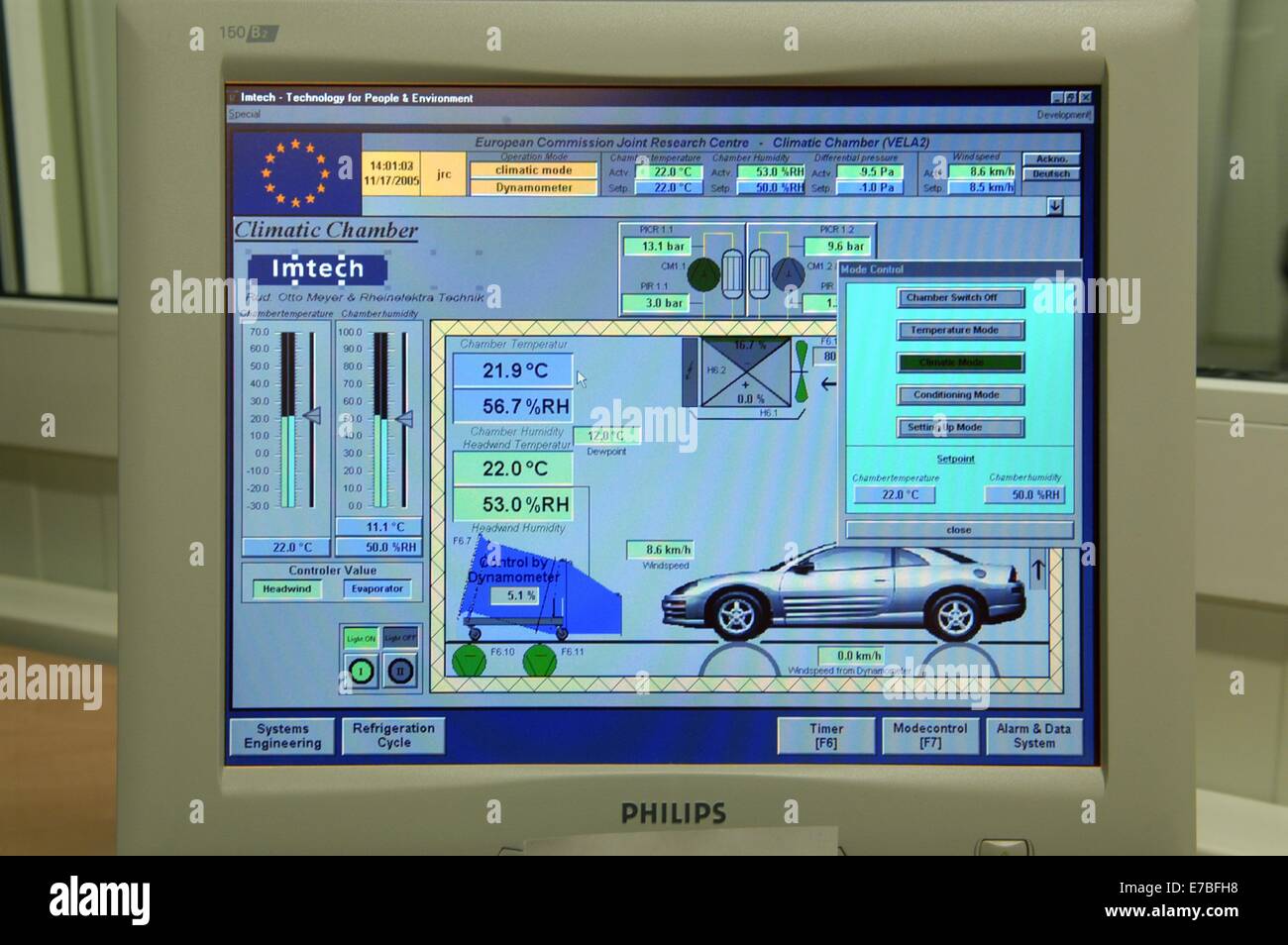 Ispra (Italy), VELA laboratory (Vehicle Emissions Laboratory) for ...