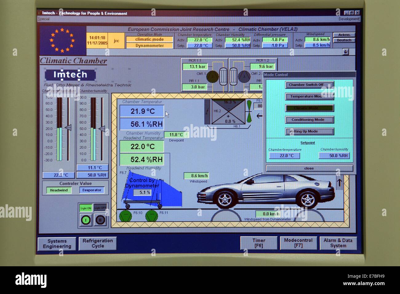 Ispra (Italy), VELA laboratory (Vehicle Emissions Laboratory) for ...