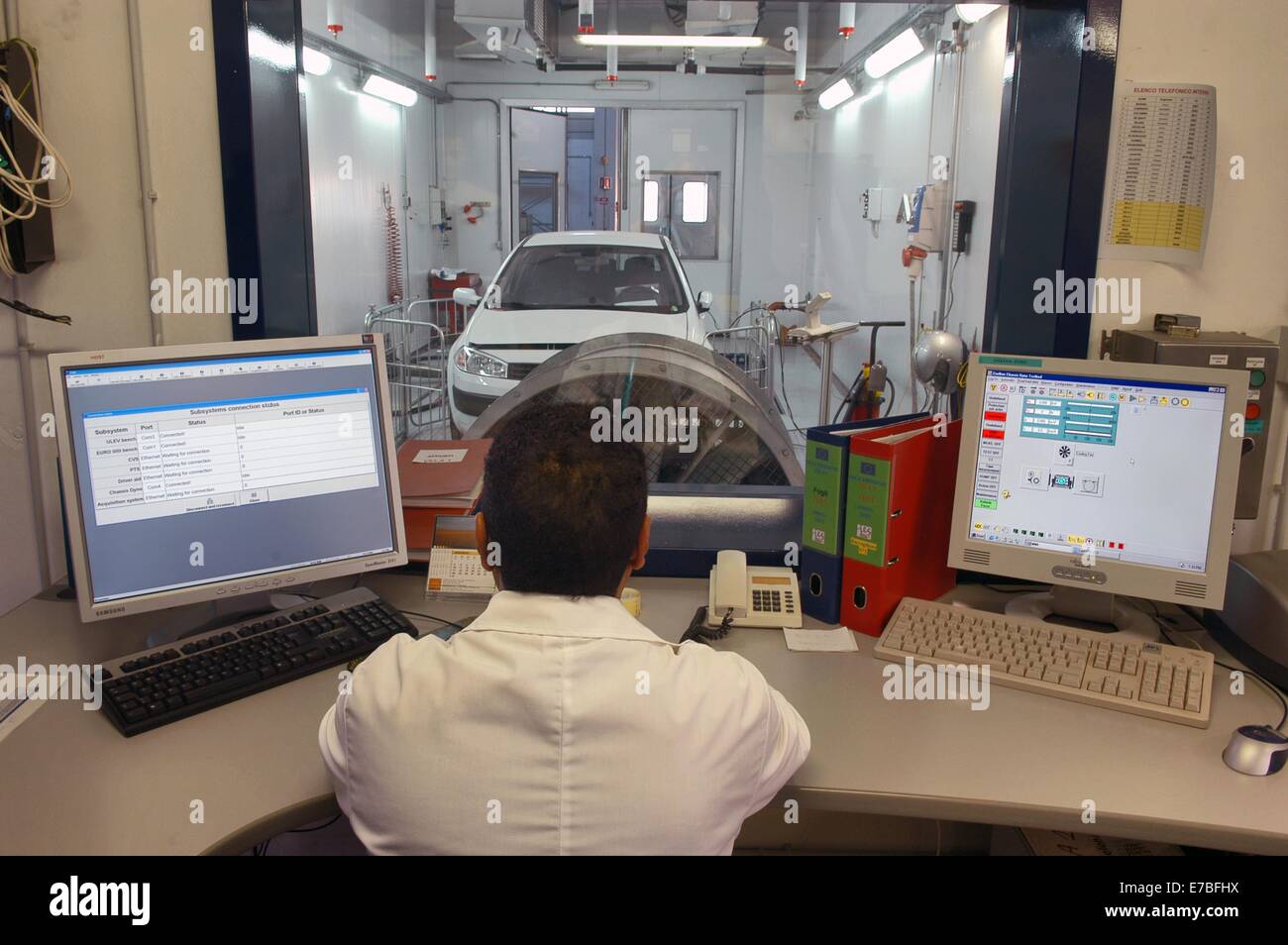 Ispra (Italy), VELA laboratory (Vehicle Emissions Laboratory) for ...