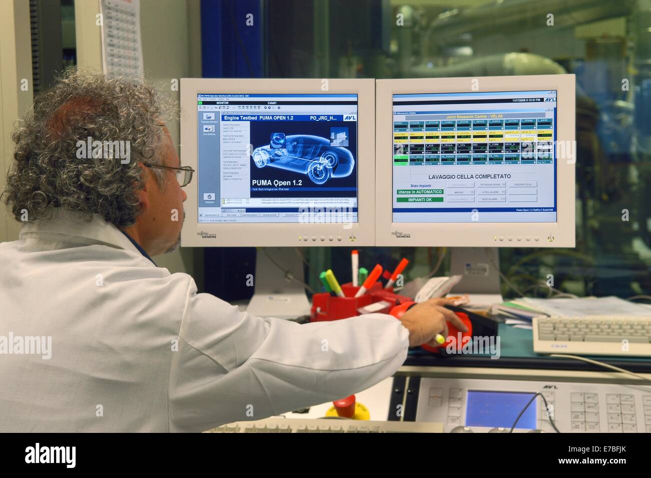 Ispra (Italy), VELA laboratory (Vehicle Emissions Laboratory) for ...