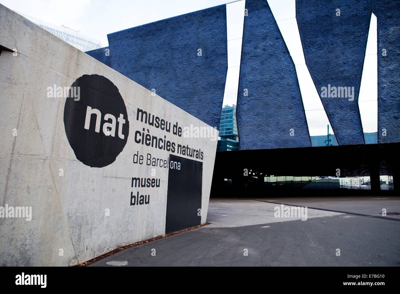 Natural science museum in Barcelona: museu Blau. Spain Stock Photo - Alamy