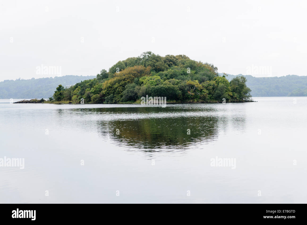 The Lake Isle of Innisfree, written about in a poem by W.B. Yeats Stock ...