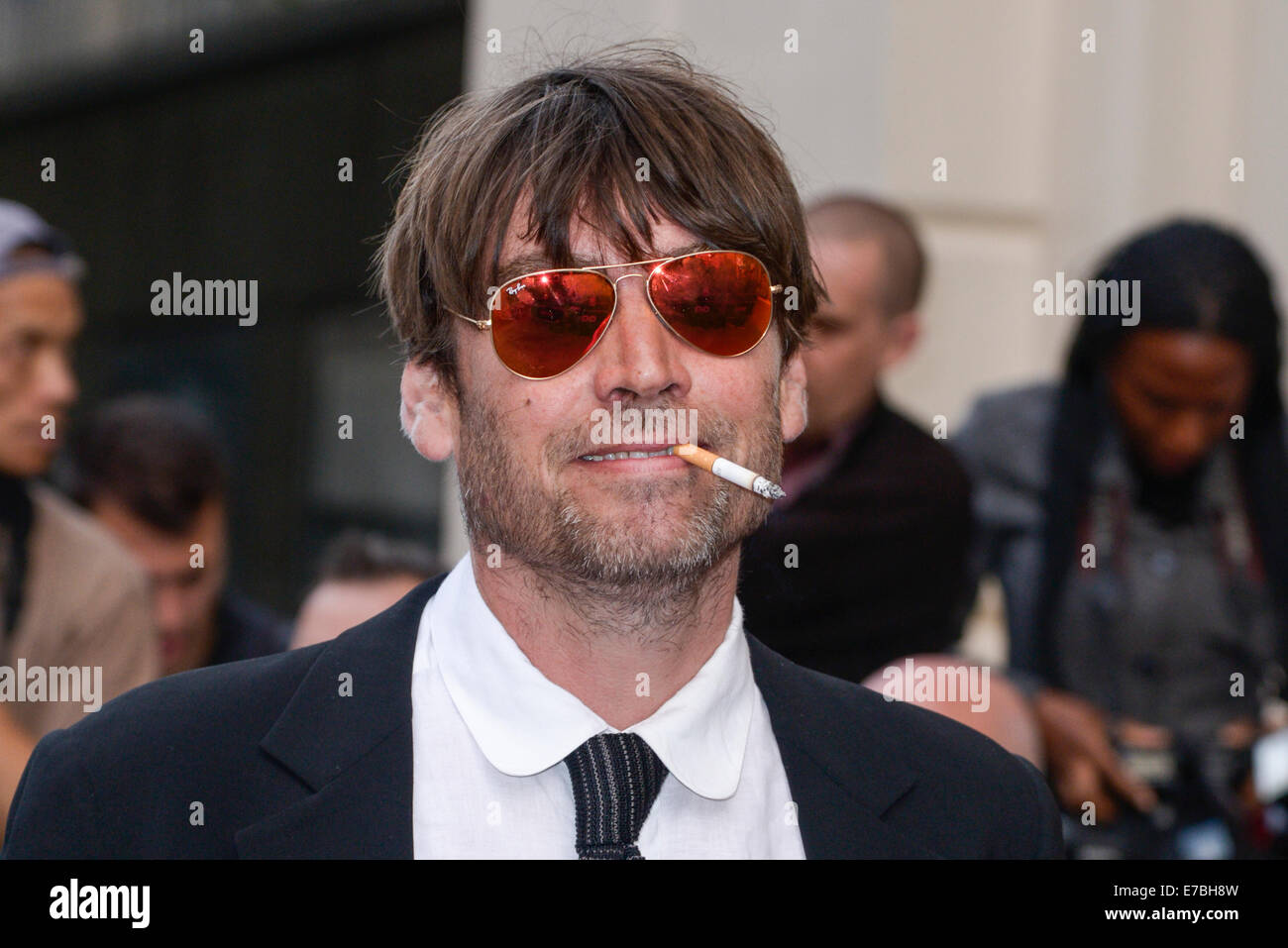 Alex James arrives at the GQ Men of the Year Awards on 02/09/2014 at ...
