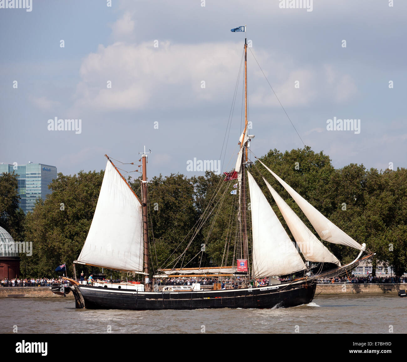 Gaff rigged ketch hi-res stock photography and images - Alamy