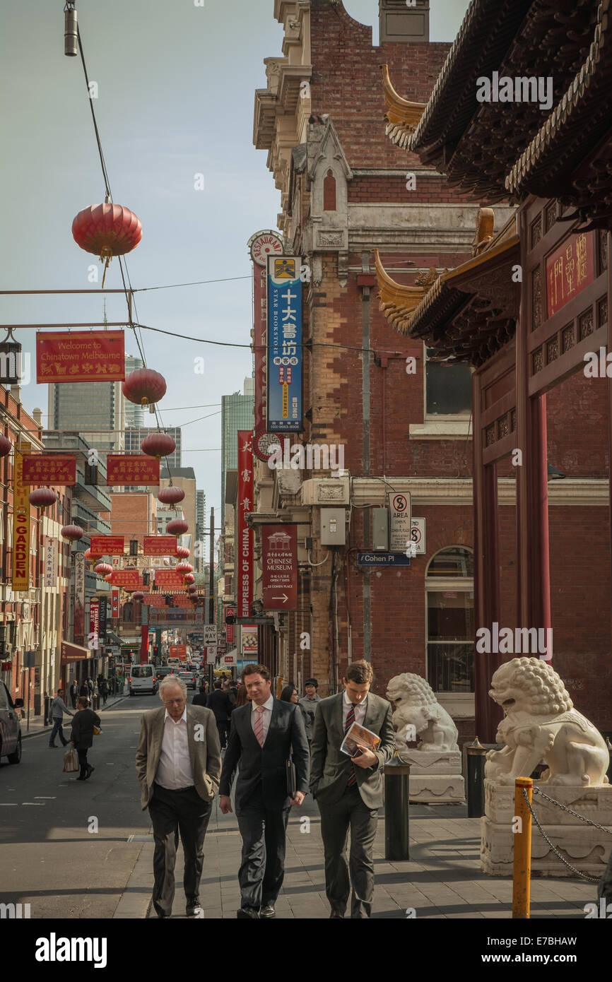 Chinatown Little Bourke Street Melbourne Australia Stock Photo - Alamy
