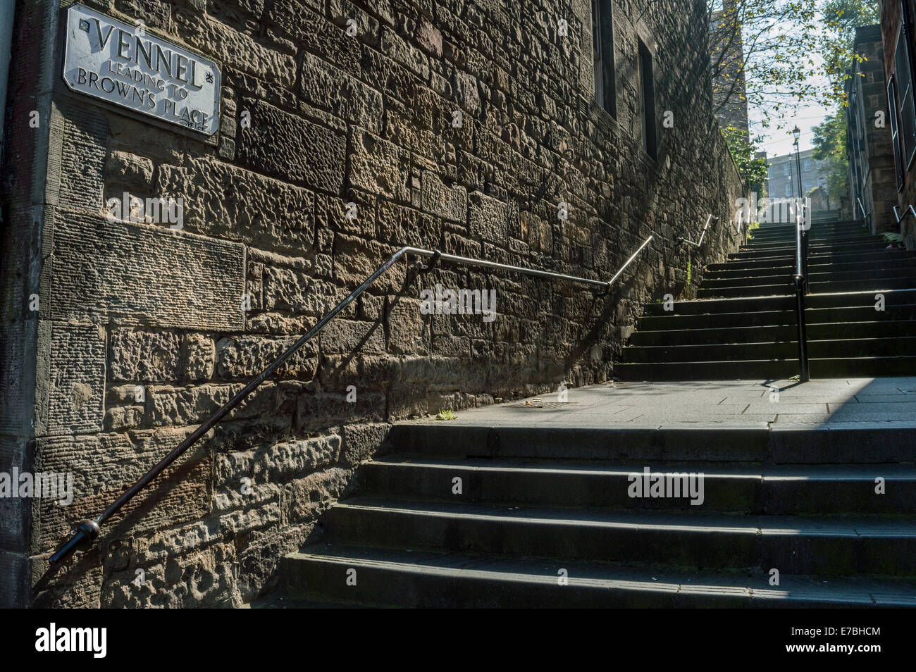 Vennel Steps in the Grassmarket, Edinburgh Stock Photo - Alamy