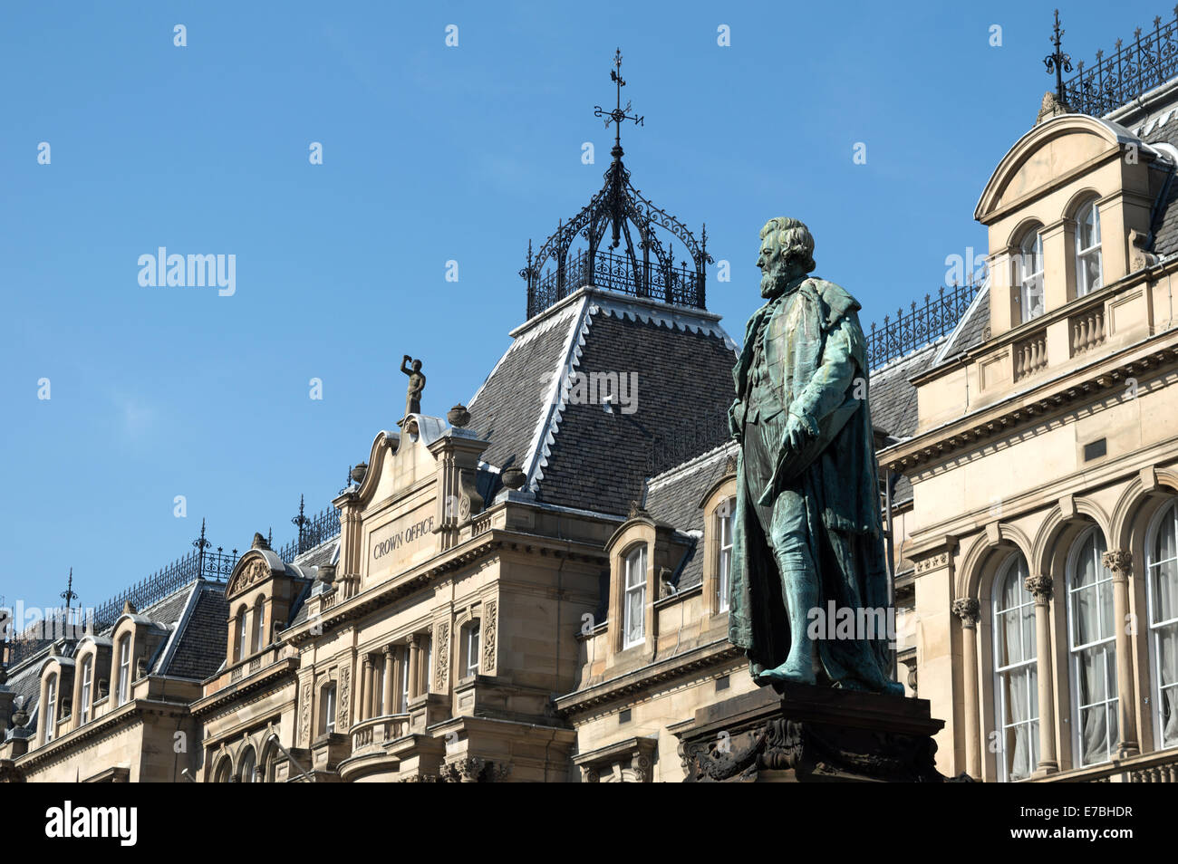 William Chambers, Lord Provost, memorial statue on Chambers Street ...