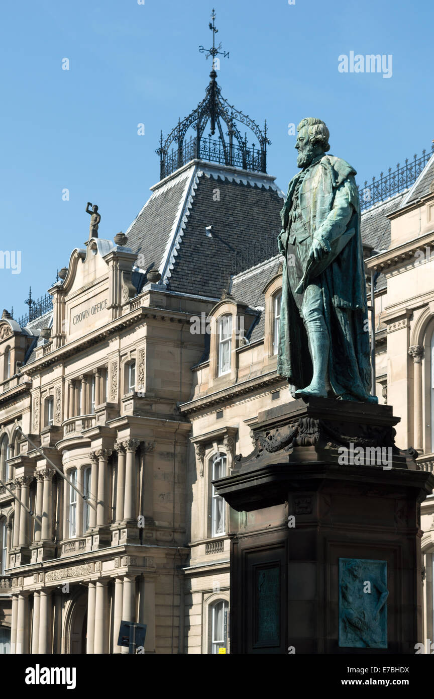 William Chambers, Lord Provost, memorial statue on Chambers Street ...