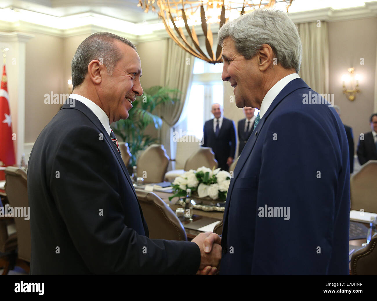 Secretary kerry meets turkish hi-res stock photography and images - Alamy