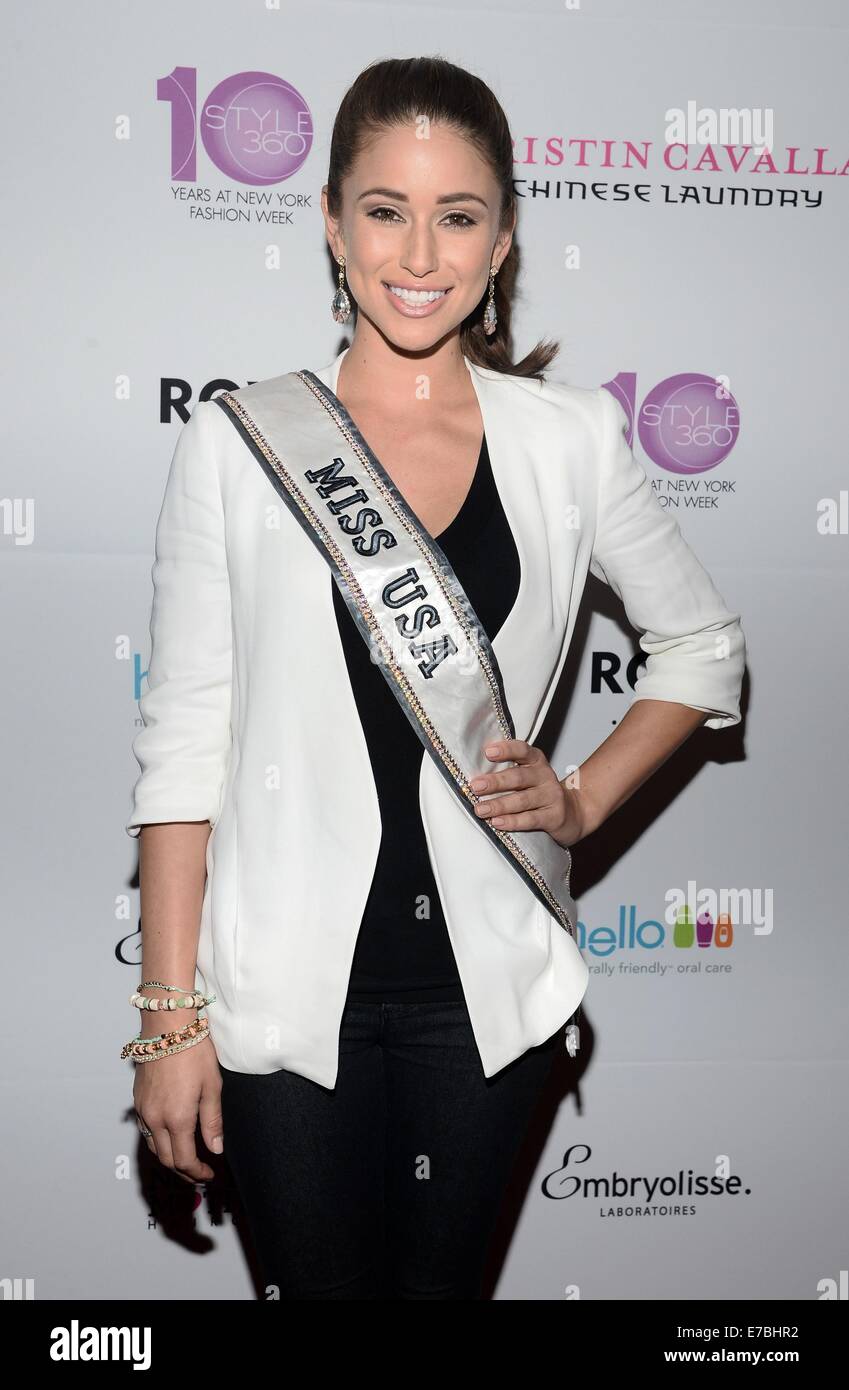 New York, NY, USA. 11th Sep, 2014. Nia Sanchez at arrivals for STYLE360 ...