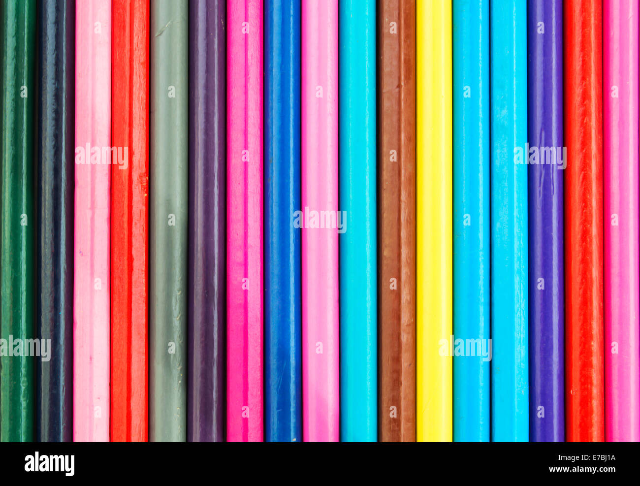 Collage colored pencils in hi-res stock photography and images - Alamy