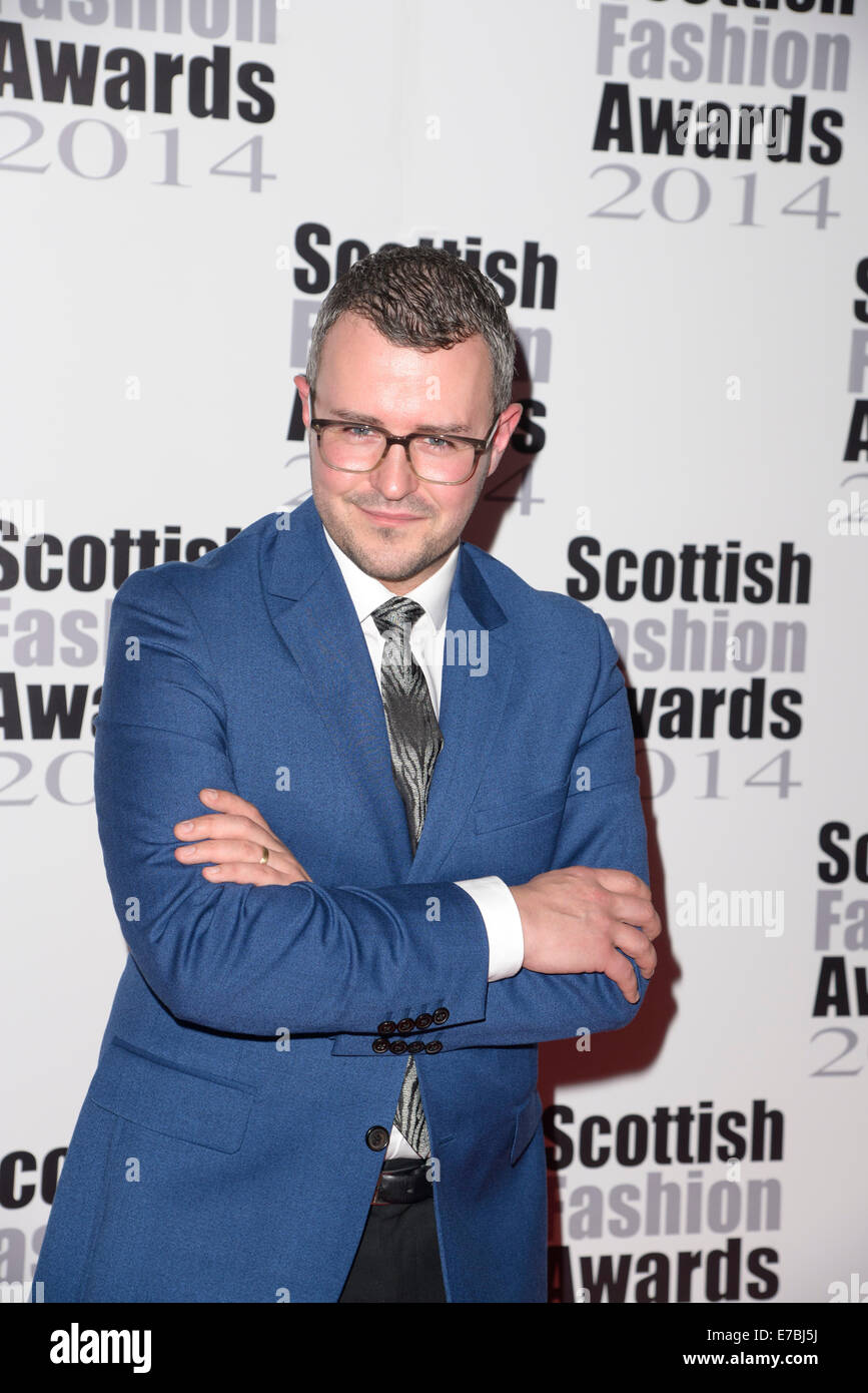 William Chambers arrives at the Scottish Fashion Awards on 01/09/2014 ...