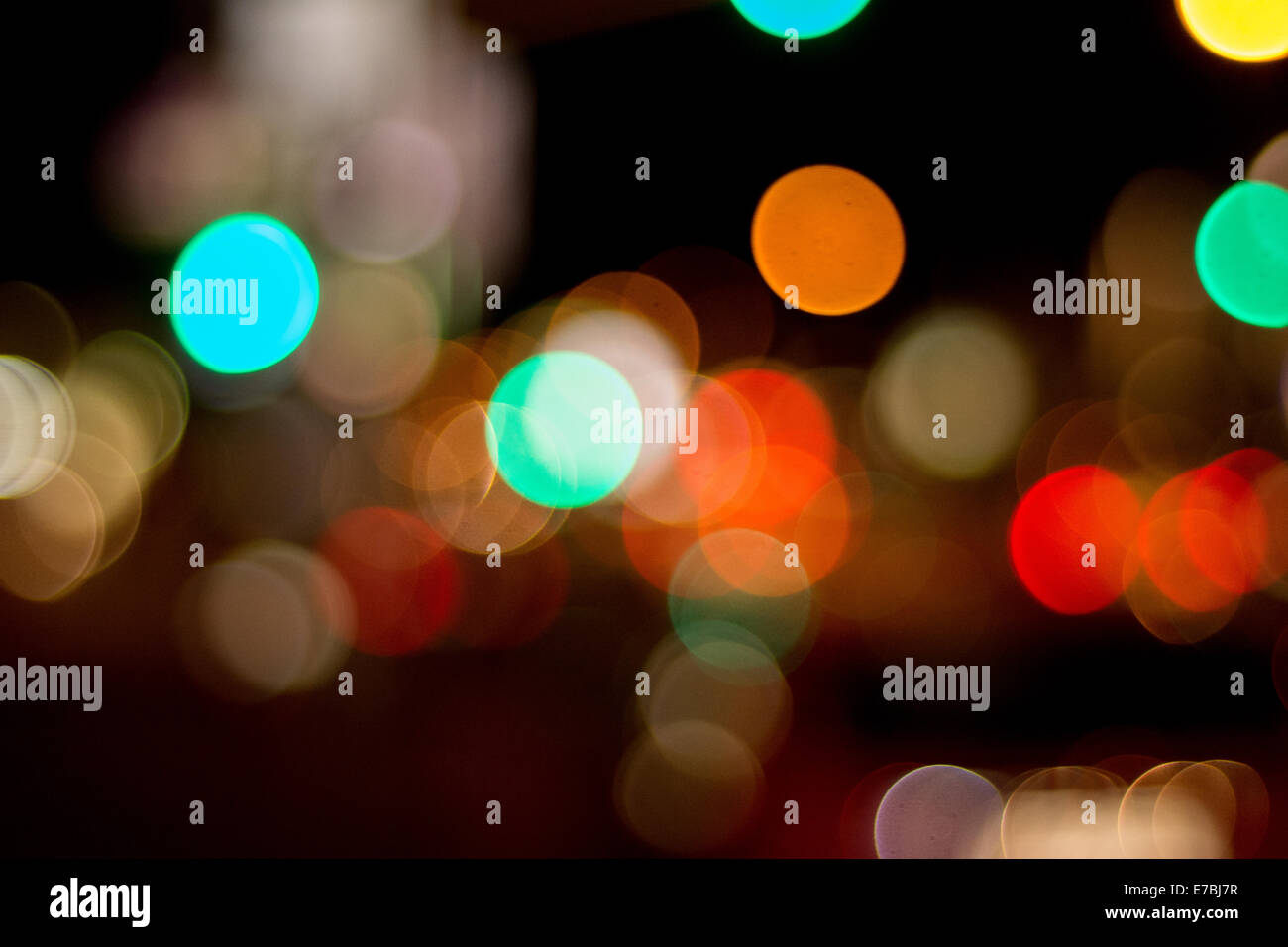 City Lights Bokeh Texture Stock Photo - Alamy