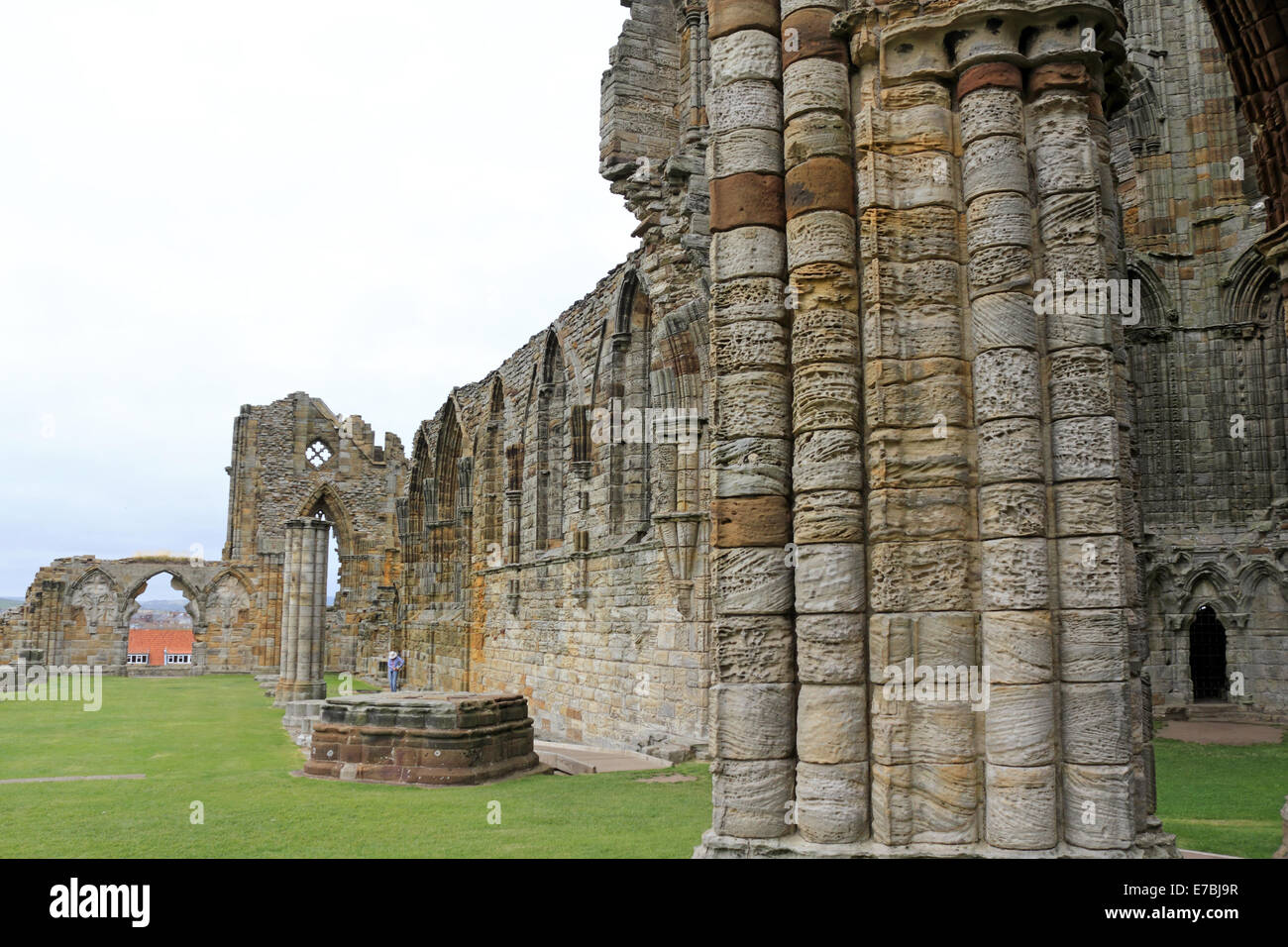 Whitby abbey north yorkshire england uk hi-res stock photography and ...