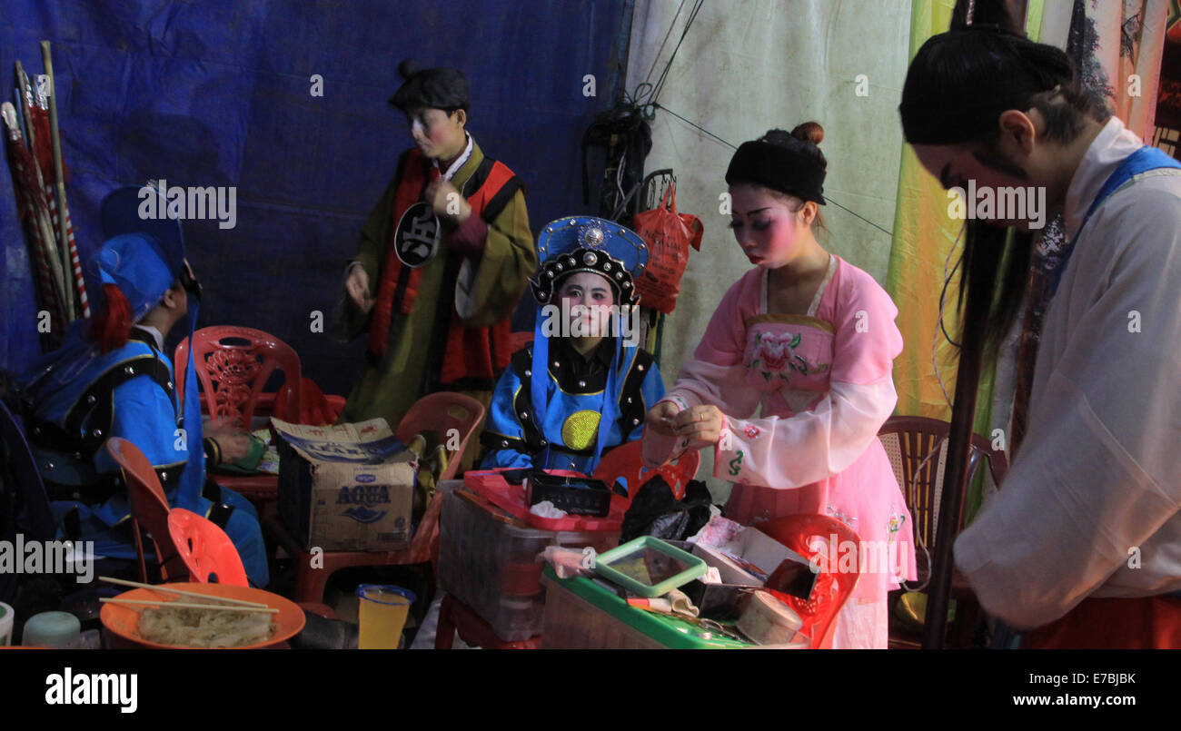 Sept. 11, 2014 - MEDAN, INDONESIA - SEPTEMBER 12: Indonesia Chinese of ...